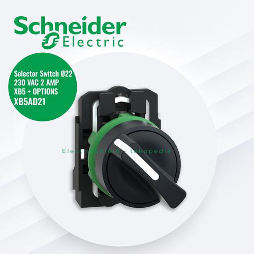 Jual Selector SWITCH 230VAC 2AMP XB5 +OPTIONS - XB5AD21 - Jakarta Pusat - ElectricShield | Tokopedia