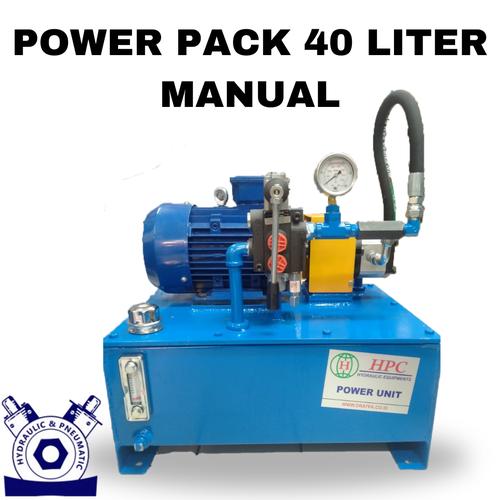 Jual POWER PACK HYDRAULIC 40 LITER MANUAL MOTOR 7,5 Hp 3 Phase ...