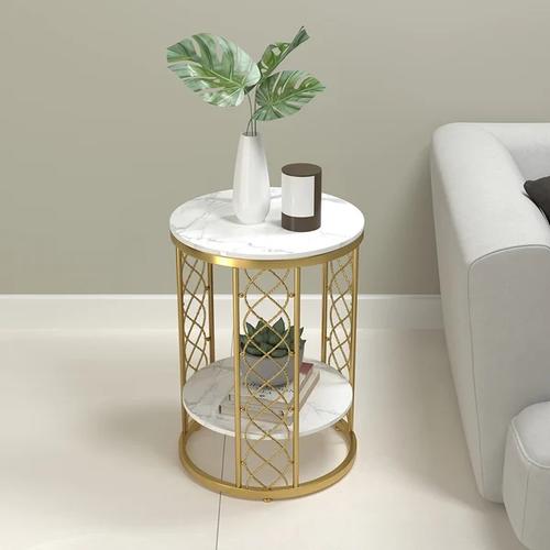 Jual [Ready] Side Table Meja Sudut Stainless dan Marmer Asli - Meja ...