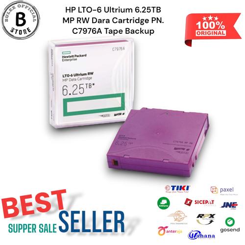 Jual HP LTO-6 Ultrium 6.25TB MP RW Dara Cartridge PN. C7976A Tape ...