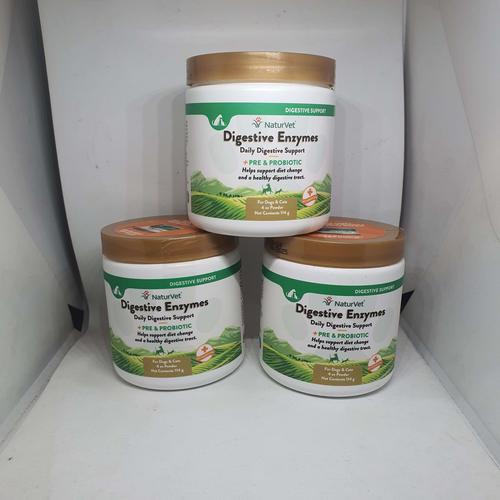 Jual Naturvet digestive enzymes pre dan probiotic bubuk for dog and cat ...