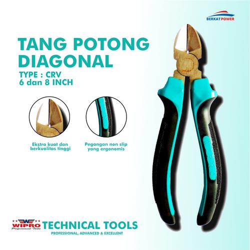 Jual Tang Potong Wipro Ukuran 6 Inch 8 Inch Type PDC - Kota Surabaya ...