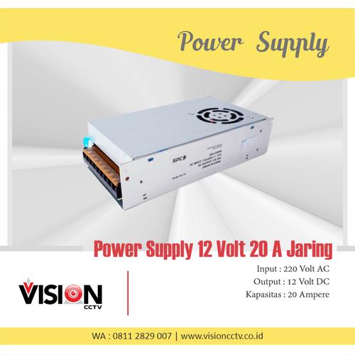 Jual POWER SUPPLY 12V 20A JARING - Kab. Banyumas - Vision CCTV | Tokopedia