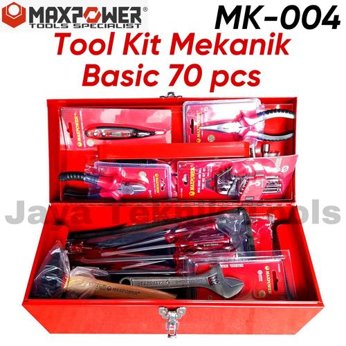 Jual Basic Mechanical Tool Set Kit 70 pcs MK-004 Mekanik Box Alat ...