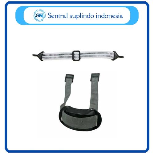 Jual tali dagu karet chain strap helm safety nylon dan karet - nylon ...