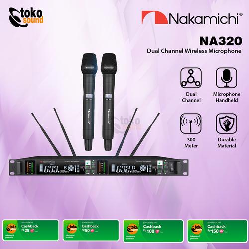 Jual Nakamichi NA320 NA 320 - Dual Handheld Microphone Wireless System ...