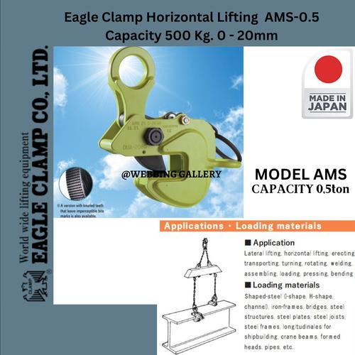 Jual Eagle Clamp Horizontal Lifting AMS-0.5 Cap 500Kg 0-20mm Made In ...