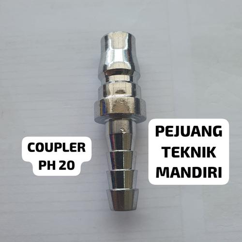 Jual QUICK COUPLER SELANG SH20 PH20 / SAMBUNGAN SELANG KOMPRESOR SH20 PH 20 - 1PCS PH20 ...