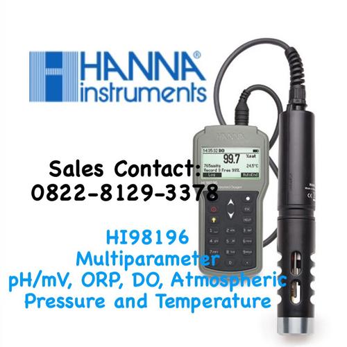 Jual HI98196 / HI 98196 Multiparameter pH/mV / ORP / DO / Temp Meter ...