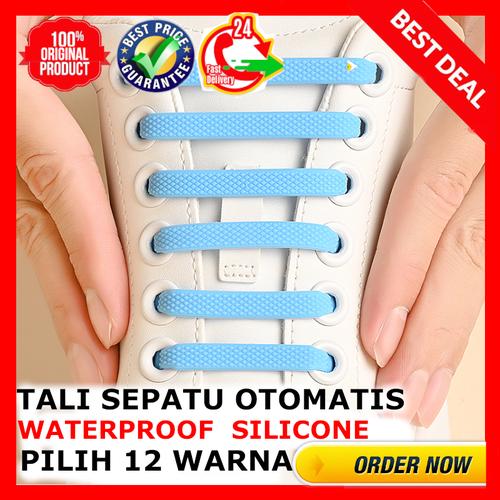 Promo Tali Sepatu Silikon 16 PCS / Tali Sepatu Karet / NO TIE LAZY ...