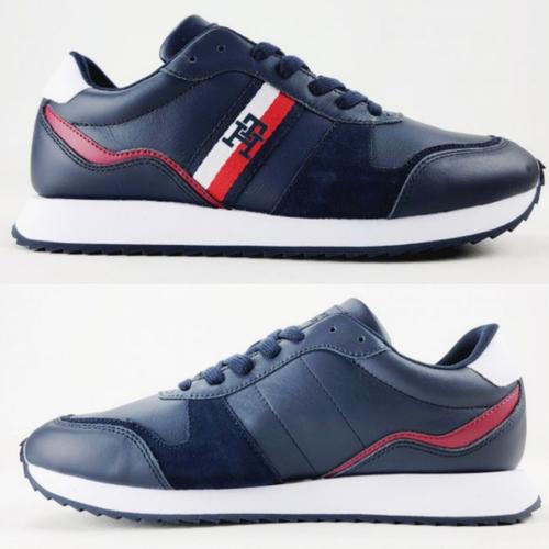 Jual sepatu sneaker Tommy Hilfiger RUNNER EVO LEATHER - Putih - Jakarta ...