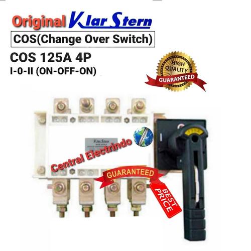 Jual KLARSTERN COS Change Over Switch 125A 4P (I-0-II) Ohm Saklar ...