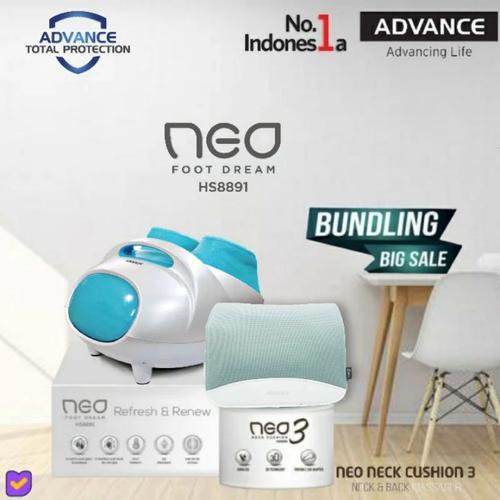 Jual Alat pijat kaki advance Neo Foot dream 2 paket Neo Neck Cushion 3 ...