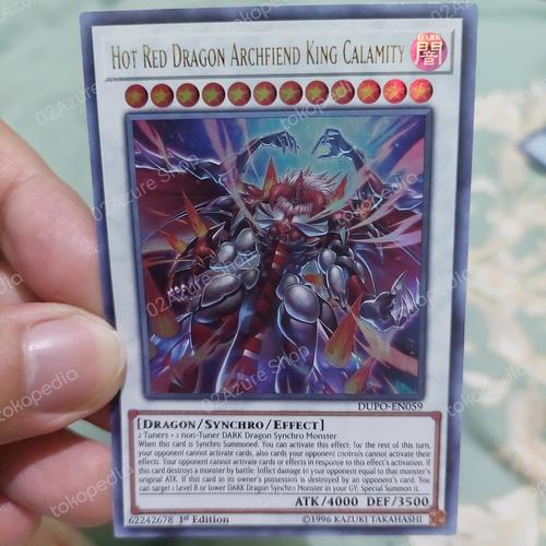 Jual Hot Red Dragon Archfiend King Calamity - Ultra Rare 1st DUPO ...