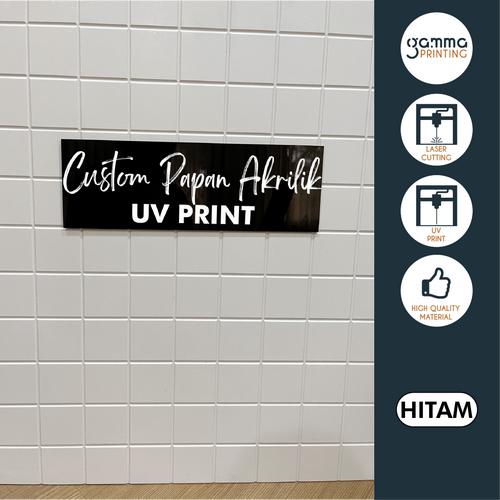 Jual Custom Signage Board Nama Ruangan Akrilik UV Print Papan Sign ...