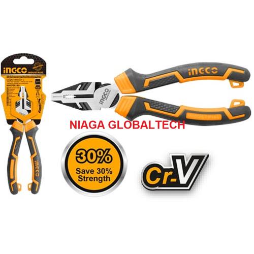 Jual INGCO TANG KOMBINASI INDUSTRIAL COMBINATION PLIER HEAVY DUTY CRV ...