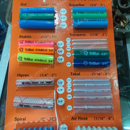 Jual Selang air TRILIUN DOP 1/2 inch per meter / rol - rollan, 3/4 ...