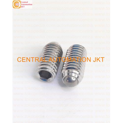Jual Ball Plunger M3 M4 M5 M6 M8 M10 Baut Stopper Stainless Steel - M8 ...