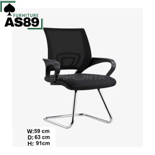 Jual [AS89] Kursi Kerja Kantor Jaring Kursi Staff Kaki Besi U - Kab ...