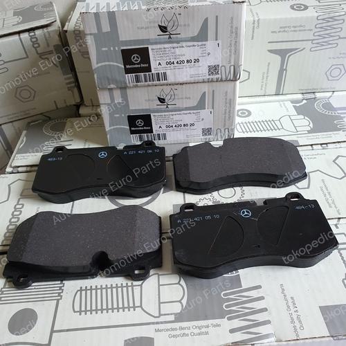 Jual KAMPAS REM BRAKE PAD DEPAN W221 S300 S350 S500 ORI MERCY ...