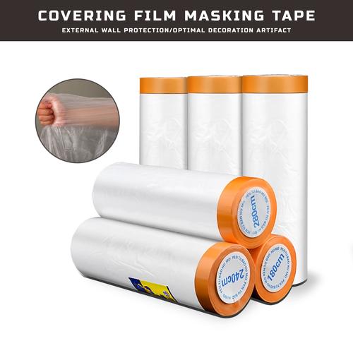 Promo Covering Film Masking Tape Cover Plastik Pelindung Debu Cat ...