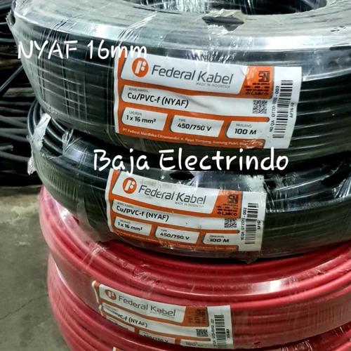 Jual Kabel Serabut NYAF 16mm JEMBO / FEDERAL @50M NYAF 1 x 16 mm 1x16mm - JEMBO, Biru - Jakarta ...