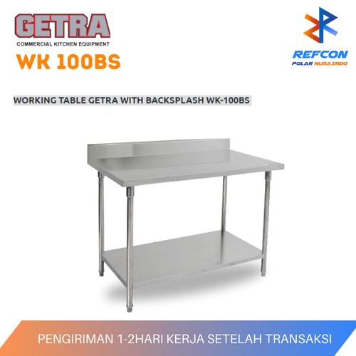 Promo Working Table Getra WK 100BS / WK100BS Meja Stainless Steel ...