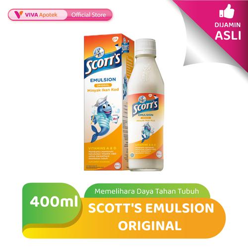 Promo Scott's Emulsion Original untuk Memelihara Daya Tahan Tubuh (400 ...