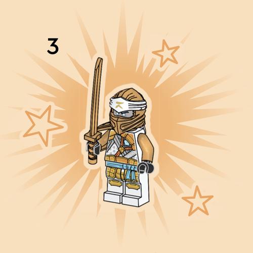 Jual LEGO Minifigure Zane Golden Ninja Crystalized Ninjago NJO760 71774 ...