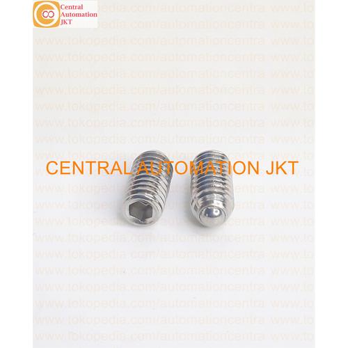 Jual Ball Plunger M3 M4 M5 M6 M8 M10 Baut Stopper Stainless Steel - M6 ...