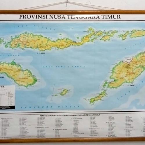 Jual peta Nusa tenggara timur bingkai - Jakarta Barat - DEPO SUKSES ...