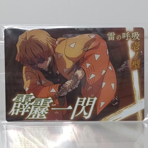 Jual Zenitsu Agatama 019 Kimetsu no Yaiba Wafer Card 3 - Kab ...