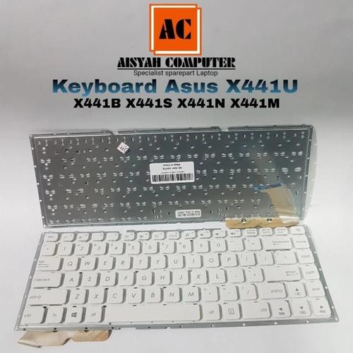 Jual Keyboard Laptop Asus X441U X441B X441S X441M X441N - WHITE - Kota ...