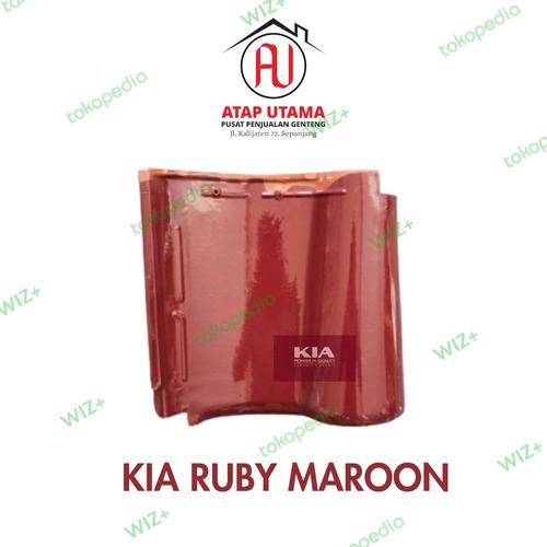 Jual Genteng Keramik KIA Ruby Maroon - Kab. Sidoarjo - WIZ+ | Tokopedia