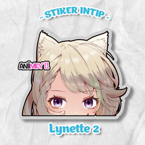 Jual Stiker Intip Lynette Genshin Impact / Sticker Anime Waterproof - 2 ...