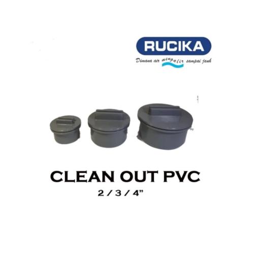 Jual Clean out PVC type D Rucika Abu-abu 2'', 3'', 4'' Inch - Abu-abu ...