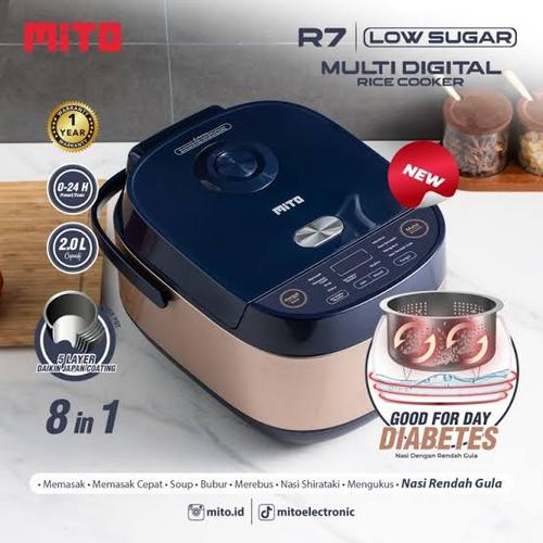 Promo MITO Rice Cooker R7 Digital MITOCHIBA LOW CARBO KARBO SUGAR Cicil ...