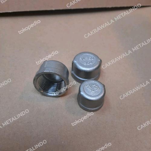 Jual Tutup drat dalam / End Cap 3" inch Stainless SS 304 / Dop ...