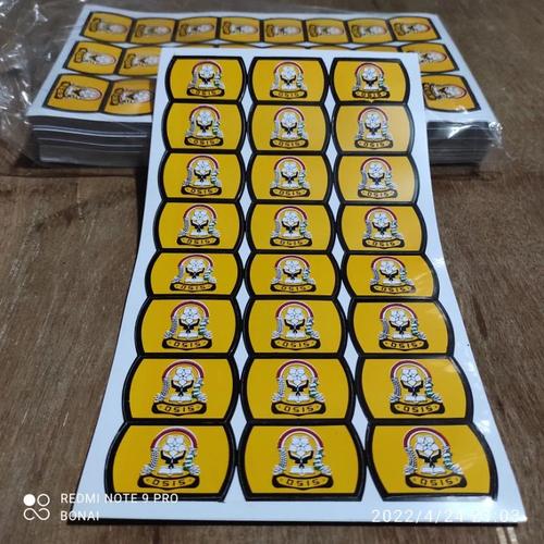 Promo STICKER KEPALA GESPER SEKOLAH / LOGO IKAT PINGGANG SEKOLAH SD SMP ...
