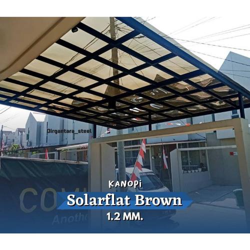 Jual solarflat 1.2mm + rangka Hollow galvanis 081283318382 - clear ...