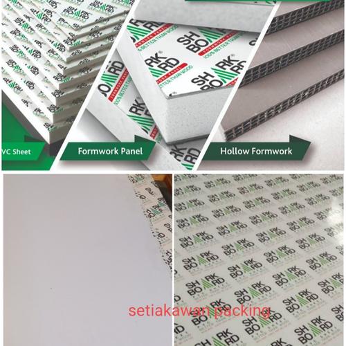 Jual PVC shark board Formwork panel 15mm x 1220mm x 2440mm - Jakarta ...