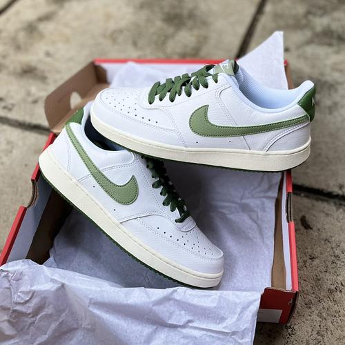 Jual NIKE COURT VISION LOW WHITE GREEN FJ5480 100 - 42.5 - Kab. Pati ...