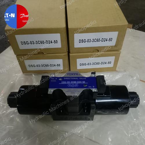 Jual Solenoid Valve DSG-03-3C60-D24-50 Yuken / solenoid Yuken double ...