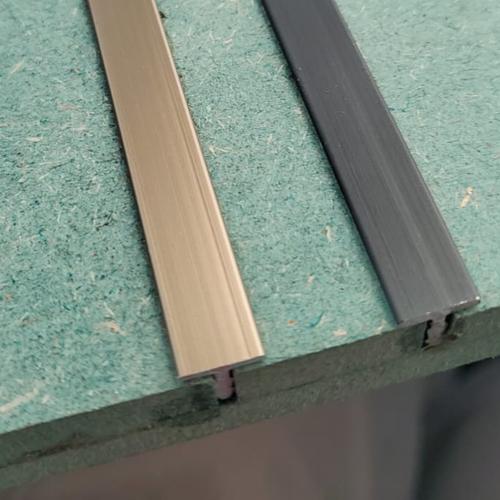 Jual LIST T 20mm PROFIL ALUMINIUM EDGING ALUMINIUM PROFILE NEW FIT PLAT ...
