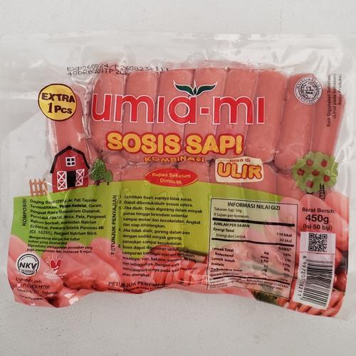 Jual Umiami Sosis Sapi Ulir Cocktail - Mini isi 50 pcs - Kota Bekasi ...