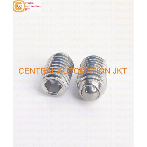 Jual Ball Plunger M3 M4 M5 M6 M8 M10 Baut Stopper Stainless Steel - M10 ...