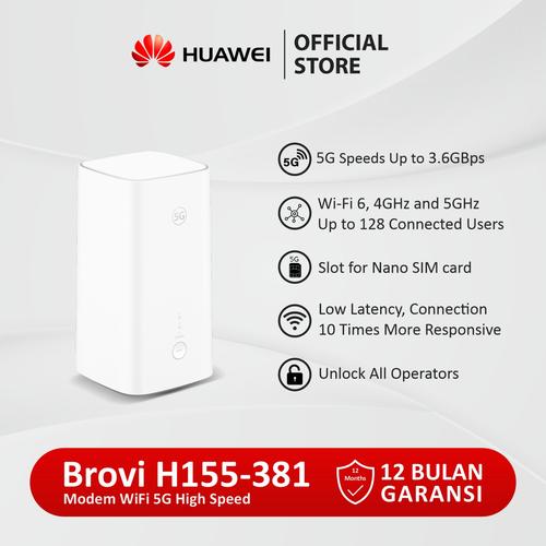 Promo Brovi 5G CPE 5 H155-381 Modem Wifi Router 5G Unlock All Operator ...