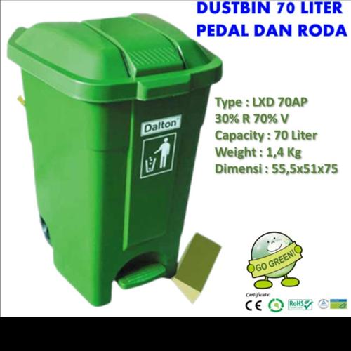 Jual Dustbin Tempat Sampah Injak Pedal 70 Liter DALTON LXD70A HDPE Original - Kab. Bandung ...
