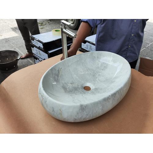 Jual Wastafel Washtafel Marble Series Oval Curve Bulat Komplit Alat ...