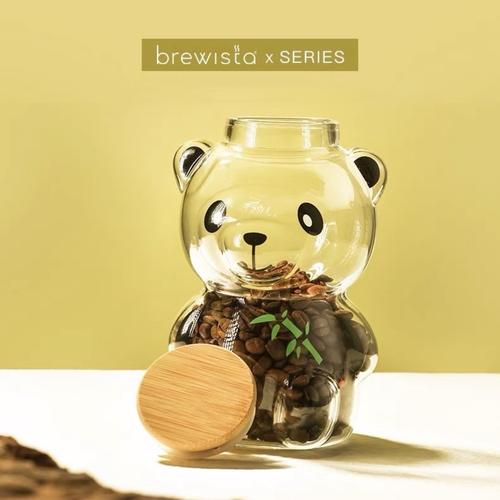 Jual Brewista Panda Coffee Canister Toples Penyimpan Kopi Jar Kedap ...
